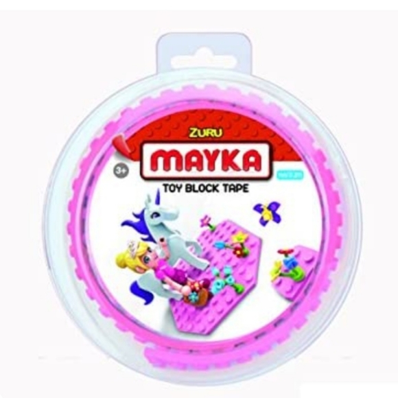 Zuru | Toys | Zuru Mayka Toy Block Tape 2m65ft Pink | Poshmark